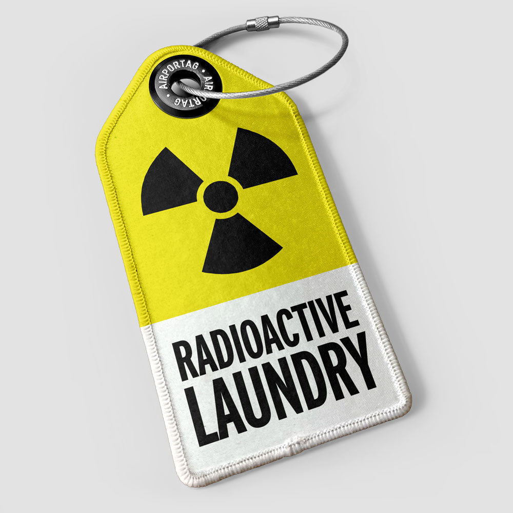 Radioactive - baggage tag