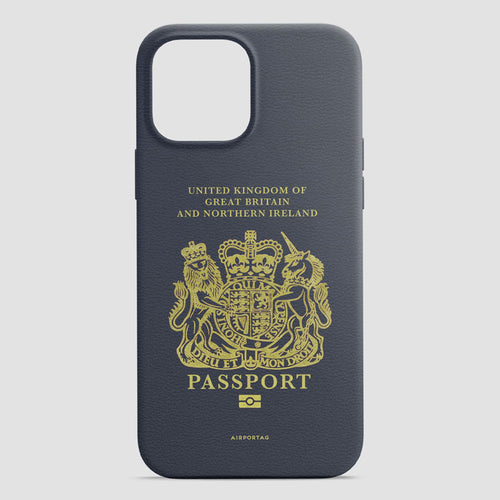 Passport Phone Case - United Kingdom Passport Mobile Cover