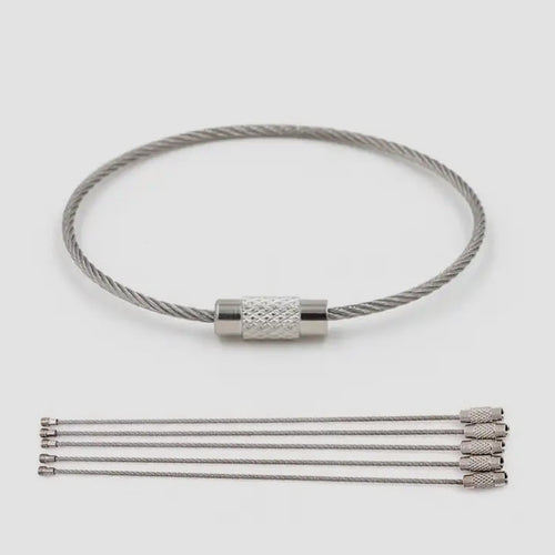 Luggage Tag Wire Loops