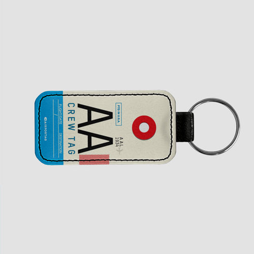 AA - Leather Keychain