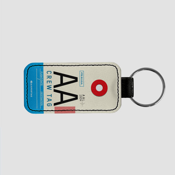 AA - Leather Keychain