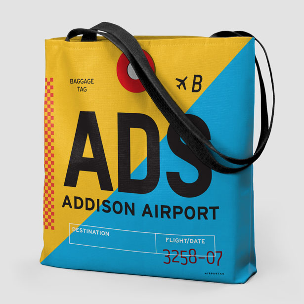 Tote Bag - ADS - Addison Airport - Texas, US
