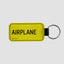 Airplane - Tag Keychain