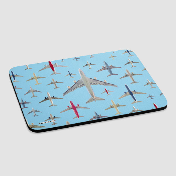 Airplane Above - Mousepad