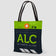 Tote Bag - ALC - Alicante–Elche Airport - Alicante, Valencia, Spain ...