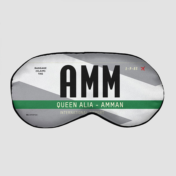 AMM - Queen Alia Intl Airport - Amman, Jordan - Eye Mask