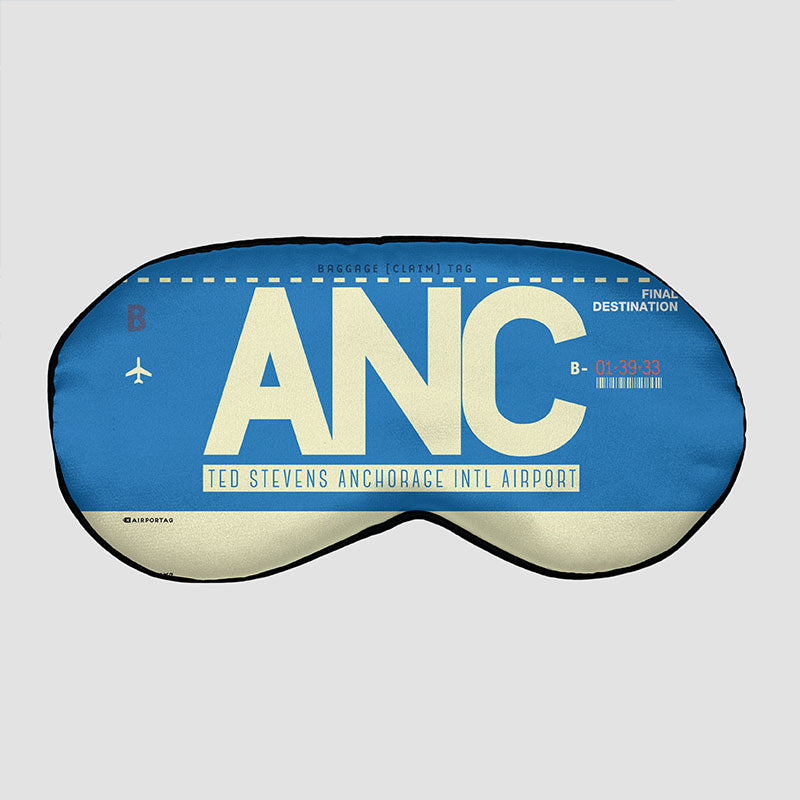 ANC - Ted Stevens Anchorage Airport- Anchorage - Alaska, US - Eye Mask