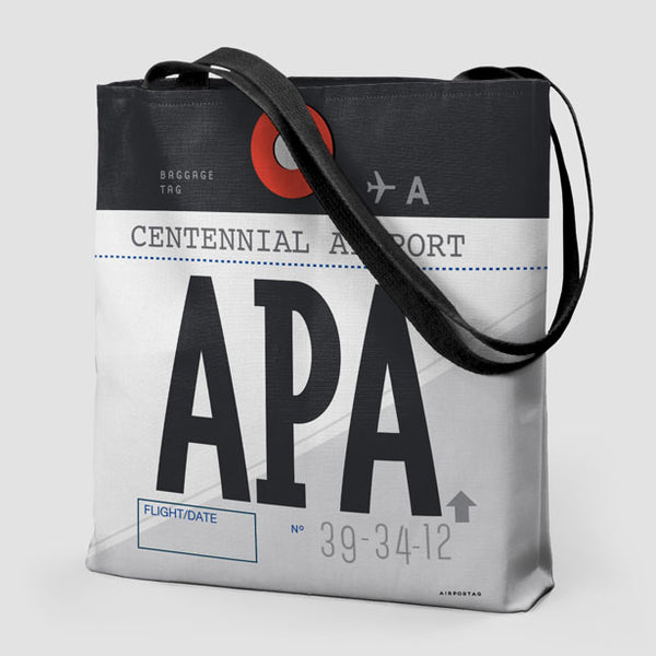Tote Bag - APA - Centennial Airport - Denver, Colorado, US - IATA code APA