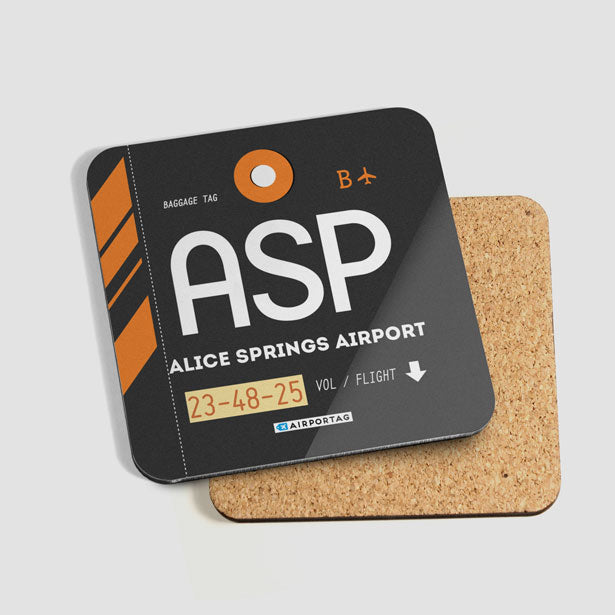 ASP - Alice Springs Airport - Northern Territory, Australia - Coasters