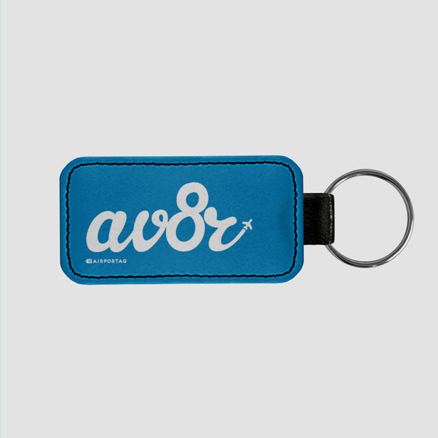 AV8R - Leather Keychain