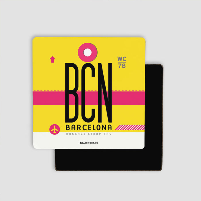 Fridge Magnets - Barcelona Airport - IATA code BCN