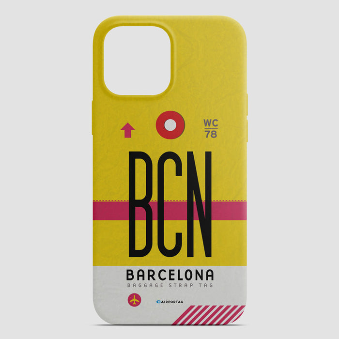 Airport Code Phone Case - IATA code BCN Mobile Cover