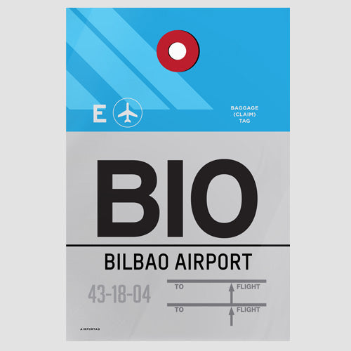 Poster - Wall Art Print - BIO - Bilbao Airport - Basque Country, Spain