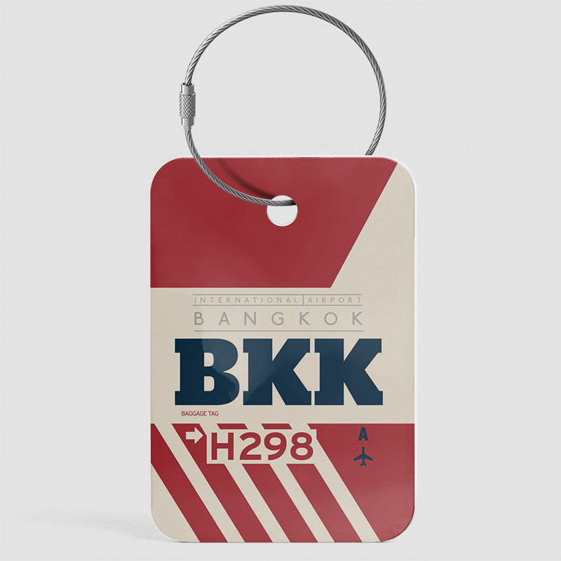 Airport Code Luggage Tag - IATA code BKK baggage tag