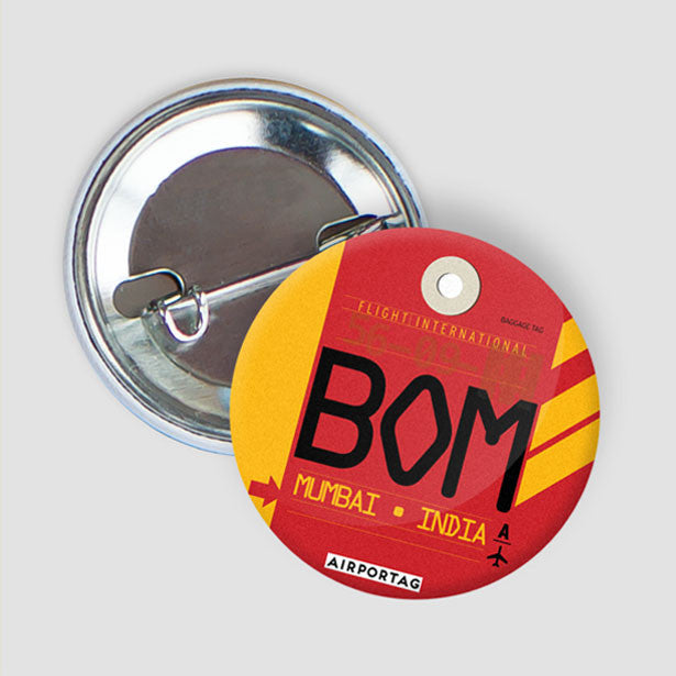 Pinback Button - Chhatrapati Shivaji Airport - Mumbai, India - IATA ...