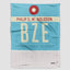 Throw Blanket - BZE airport code pattern.