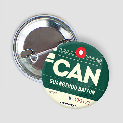 Pinback Button - Guangzhou Baiyun Airport - Guangzhou, China - IATA ...