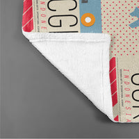 Throw Blanket - CGK airport code pattern.