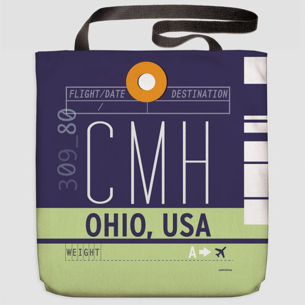 Tote Bag - CMH - Port Columbus International Airport - IATA code CMH