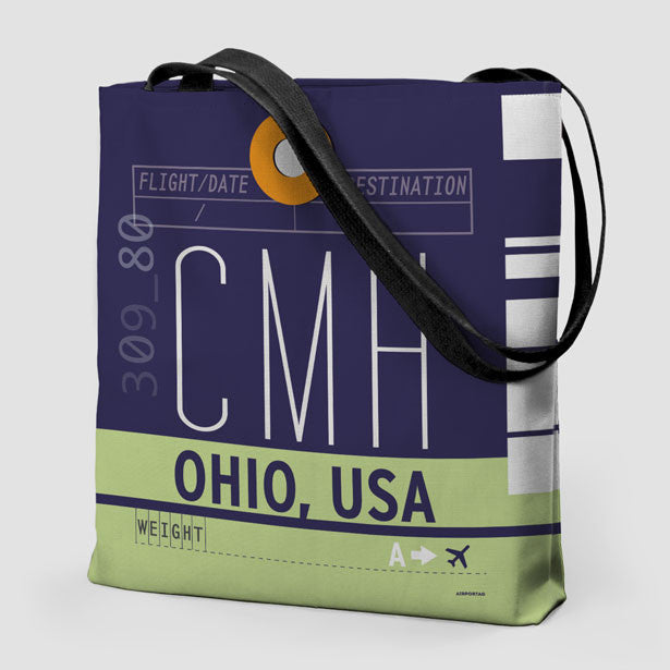 Tote Bag - CMH - Port Columbus International Airport - IATA code CMH