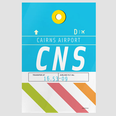 Poster - Wall Art Print - CNS - Cairns Airport