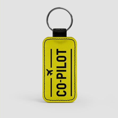 Copilot - Leather Keychain