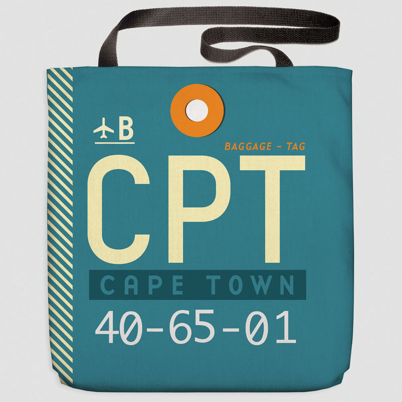 Tote Bag - CPT - Cape Town International Airport - IATA code CPT