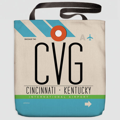 Tote Bag - CVG - Cincinnati / Northern Kentucky Intl Airport - Hebron ...