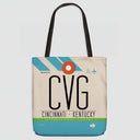 Tote Bag - CVG - Cincinnati / Northern Kentucky Intl Airport - Hebron ...