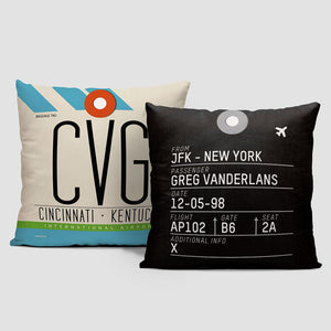 Throw Pillow - CVG - Cincinnati / Northern Kentucky International ...