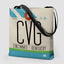 Tote Bag - CVG - Cincinnati / Northern Kentucky Intl Airport - Hebron ...