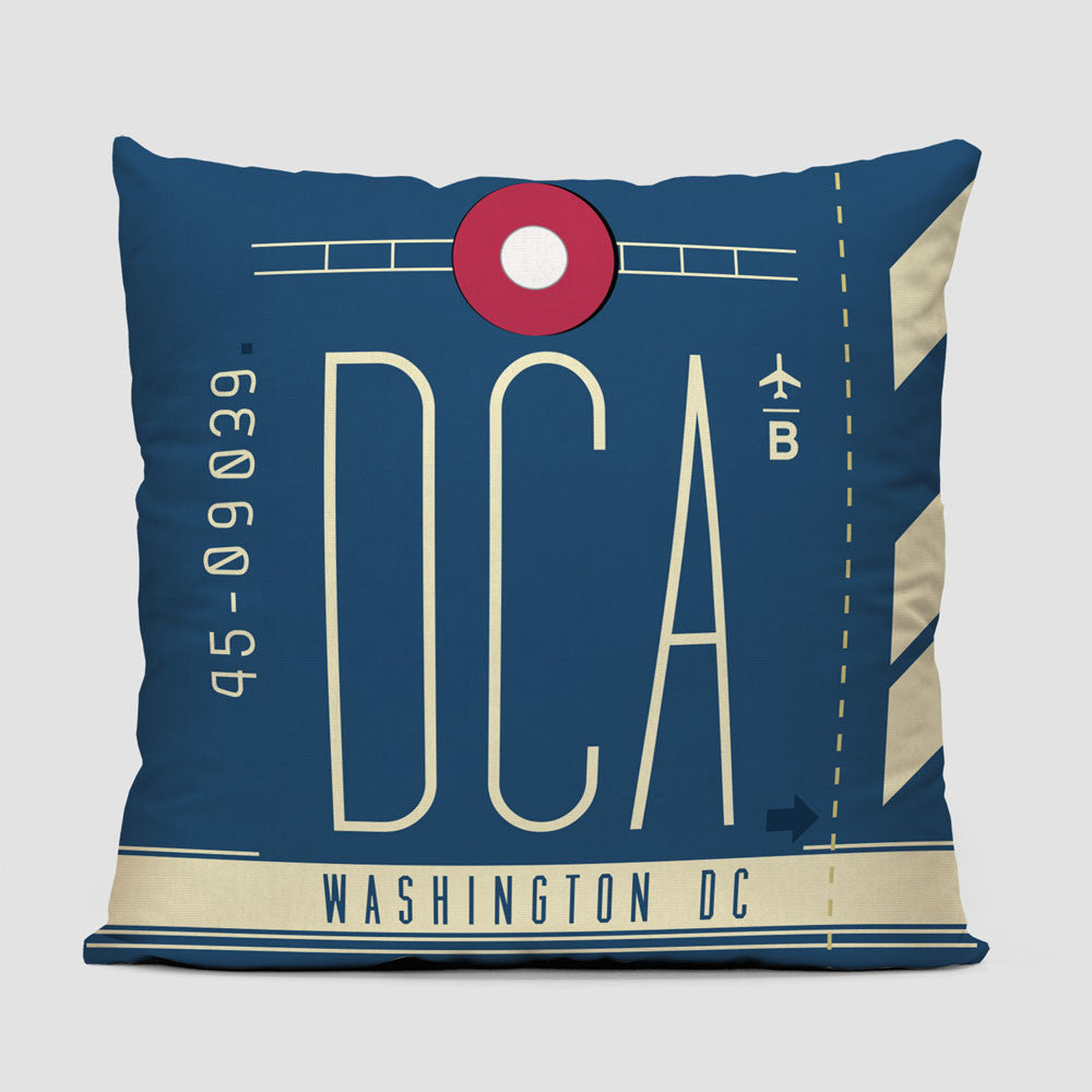 Throw Pillow - DCA - Ronald Reagan Washington National Airport. IATA ...