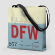 Tote Bag - DFW - Dallas/Fort Worth Intl Airport