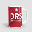 Coffee Mug - DRS - Dresden Airport - Saxony, Germany - IATA code DRS
