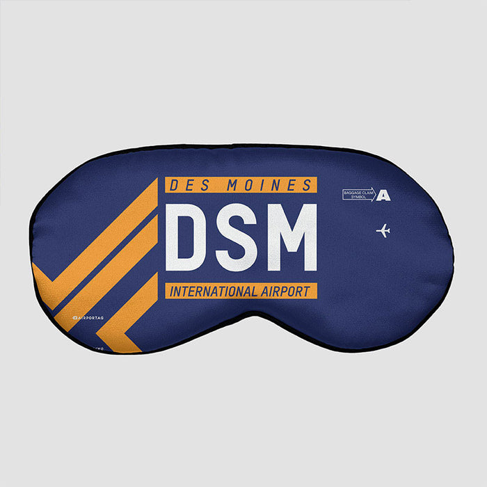DSM - Des Moines Intl Airport - Iowa, US - Eye Mask