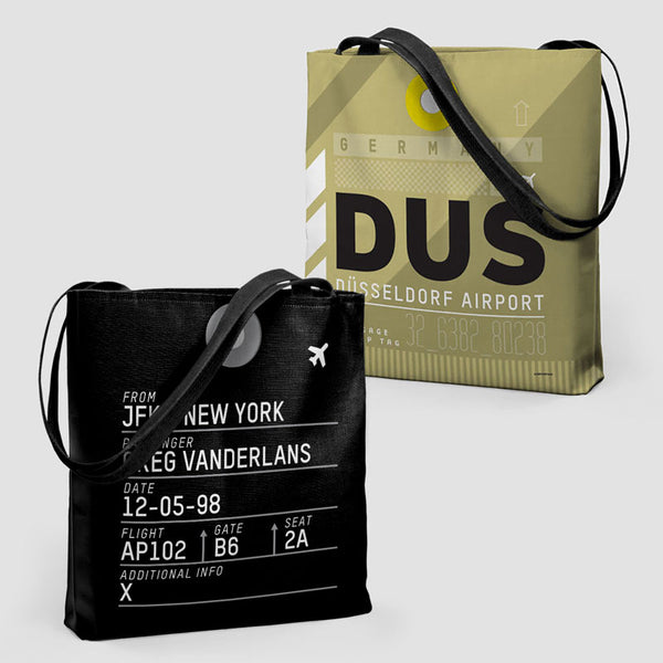 Tote Bag - DUS - Düsseldorf Airport - IATA code DUS