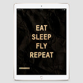 Eat Sleep Fly - Mobile wallpaper
