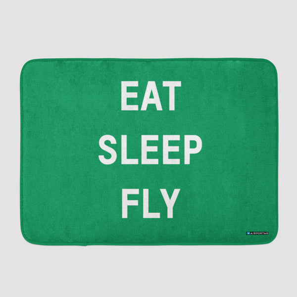 Eat Sleep Fly - Bath rug