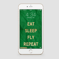 Eat Sleep Fly - Mobile wallpaper