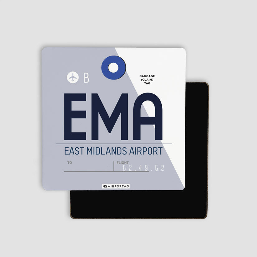 Fridge Magnets - East Midlands Airport - England, UK - IATA code EMA