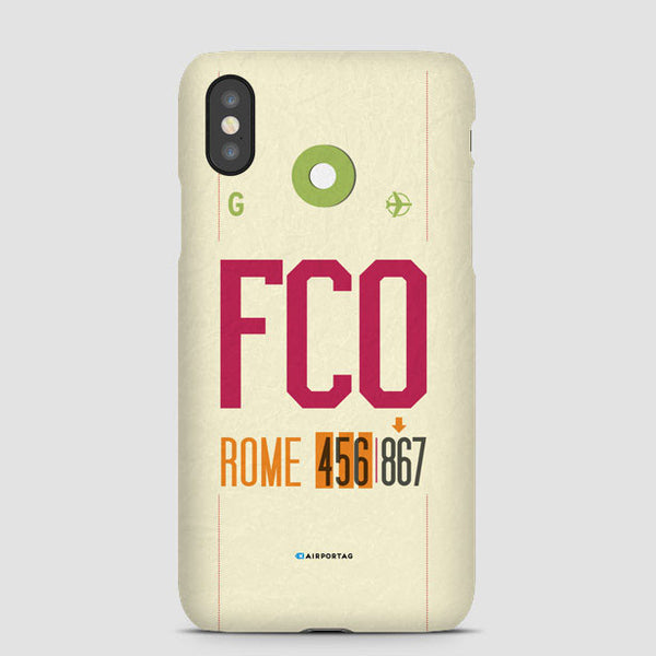 FCO - Rome - Fiumicino Airport - Iata code flight tag inspired products