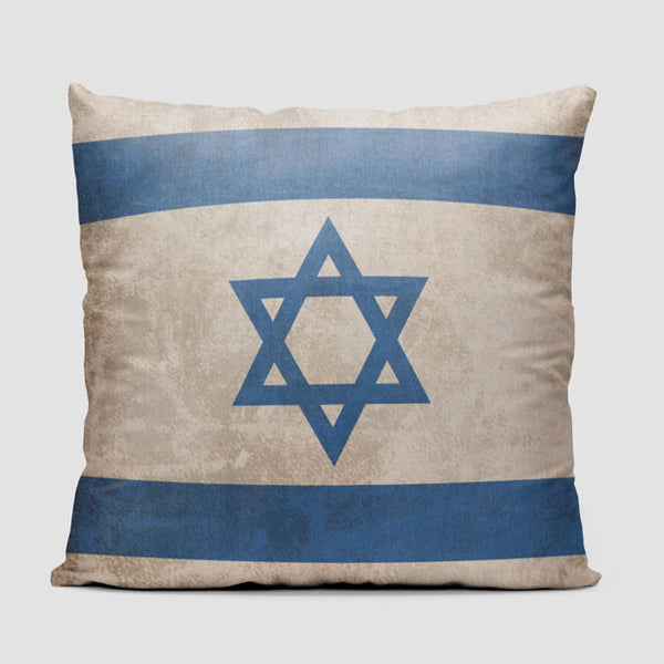 Israeli Flag Throw Pillow