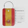 Flag Luggage Tag - Spanish flag baggage tag
