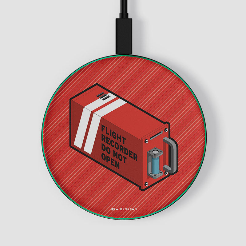 Flight Recorder Box Isometric - Wireless Charger