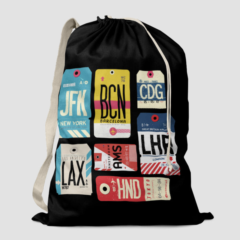 Flight Tags - Laundry Bag