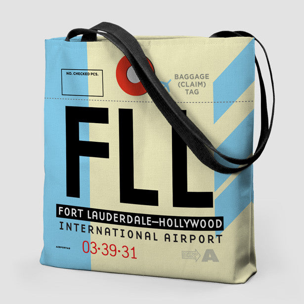 Tote Bag - FLL - Fort Lauderdale-Hollywood International Airport - IATA ...