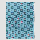 Throw Blanket - FSD airport code pattern.
