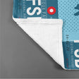 Throw Blanket - FSD airport code pattern.