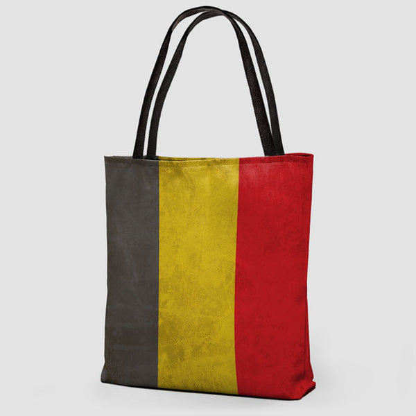Belgian Flag Tote Bag