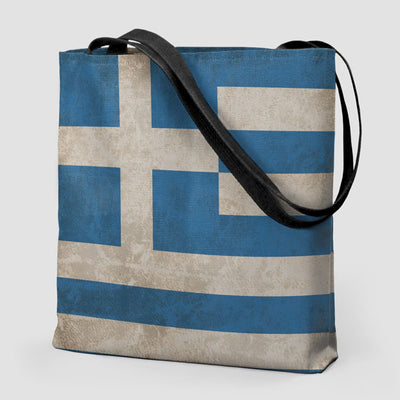 Greek Flag Tote Bag